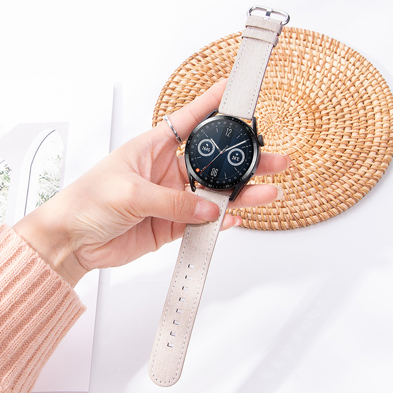 BStrap Denim pašček za Huawei Watch GT/GT2 46mm, light green samo za 15 ...